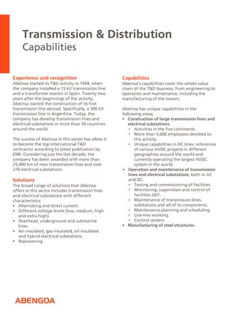 Abengoa Abeinsa | PDF