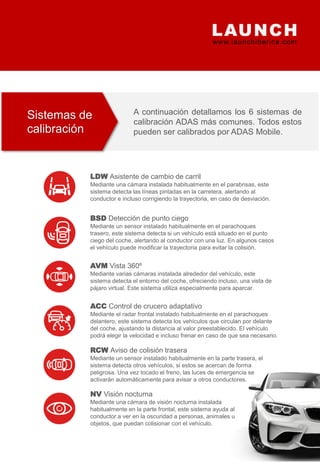 Equipo de Calibración Launch ADAS Mobile | PDF