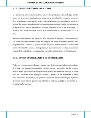 CONTABILIDAD DE COSTOS POR ORDENANDOR | PDF