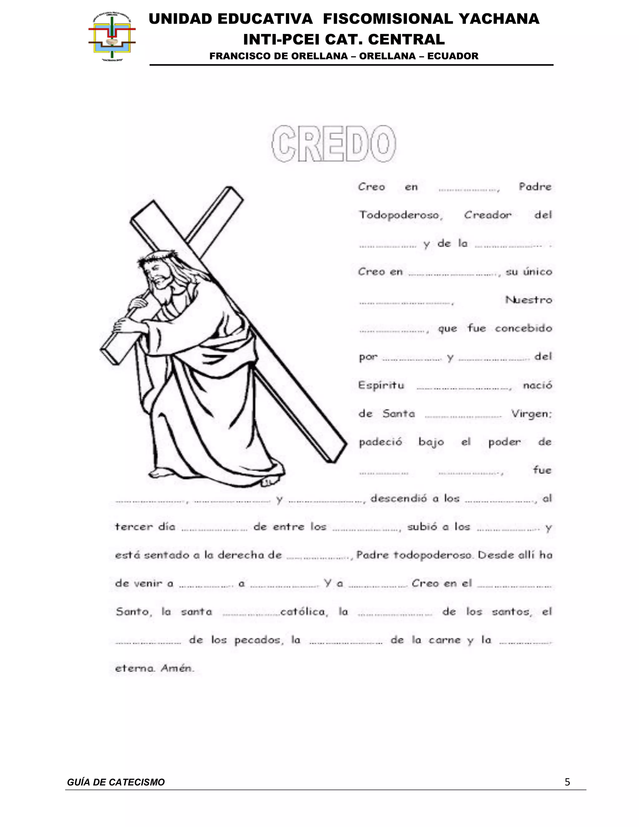 FOLLETO DE CATECISMO | PDF