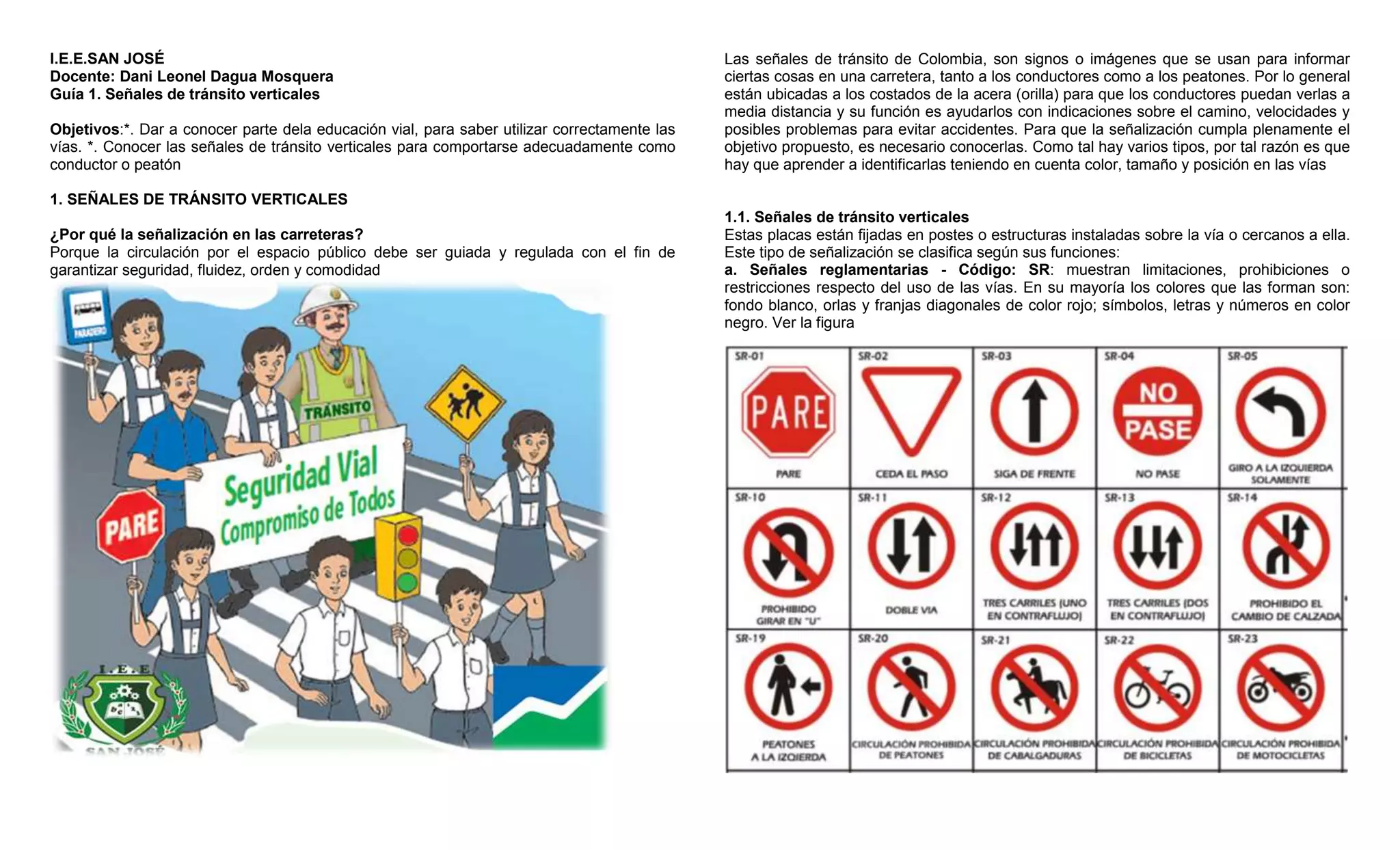 Folleto de normas de transito. | DOCX