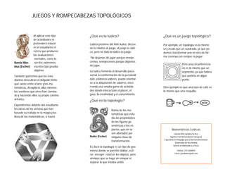 Folleto Topología al Alcance de Todos | PDF