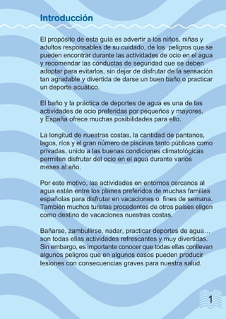 Prevencion de accidentes en el agua | PDF