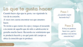 Folleto IKIGAI para que descubras tu propósito | PDF