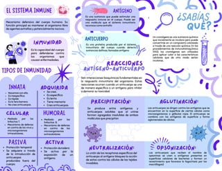 Tríptico de El Sistema Inmune y las Vacunas. | PDF