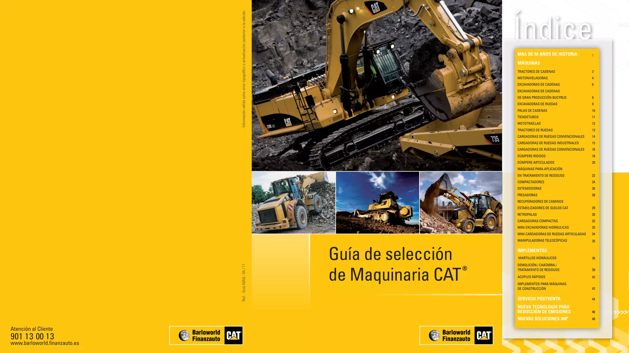 Folleto maquinaria cat | PDF