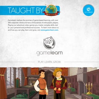 Game-based learning, Negotiation skills, serious game | PDF