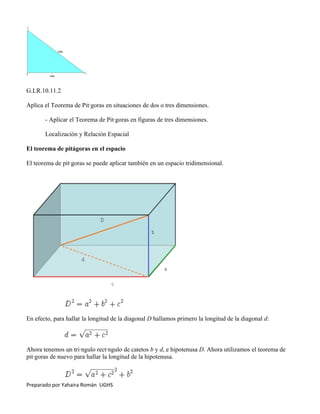Folleto Triangulos RectáNgulos Yahaira Roman | DOC