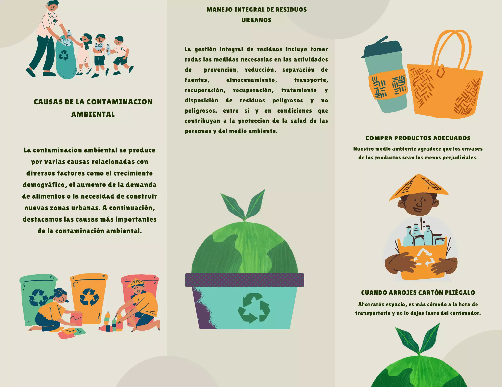 Folleto Tríptico de Cuidado Ambiental y Reciclaje Moderno Ilustrado.pdf
