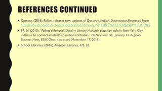 Follett destiny | PDF
