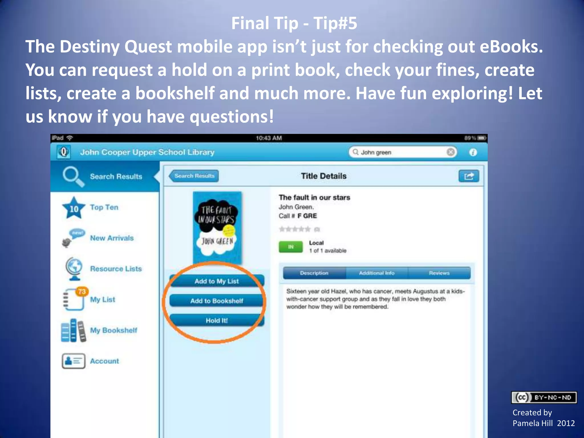 Follett Digital Reader app | PPTX | Tablets and E-readers | Consumer ...