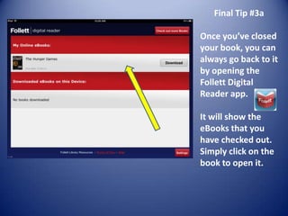 Follett Digital Reader app | PPTX | Tablets and E-readers | Consumer ...