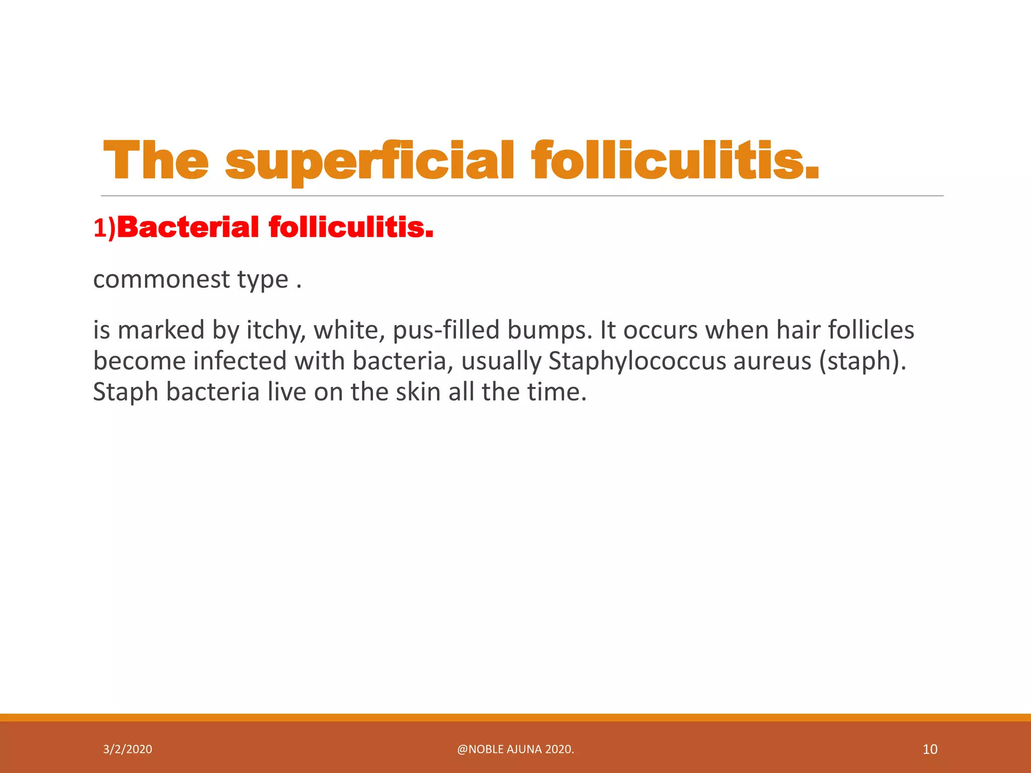 Folliculitis | PPTX