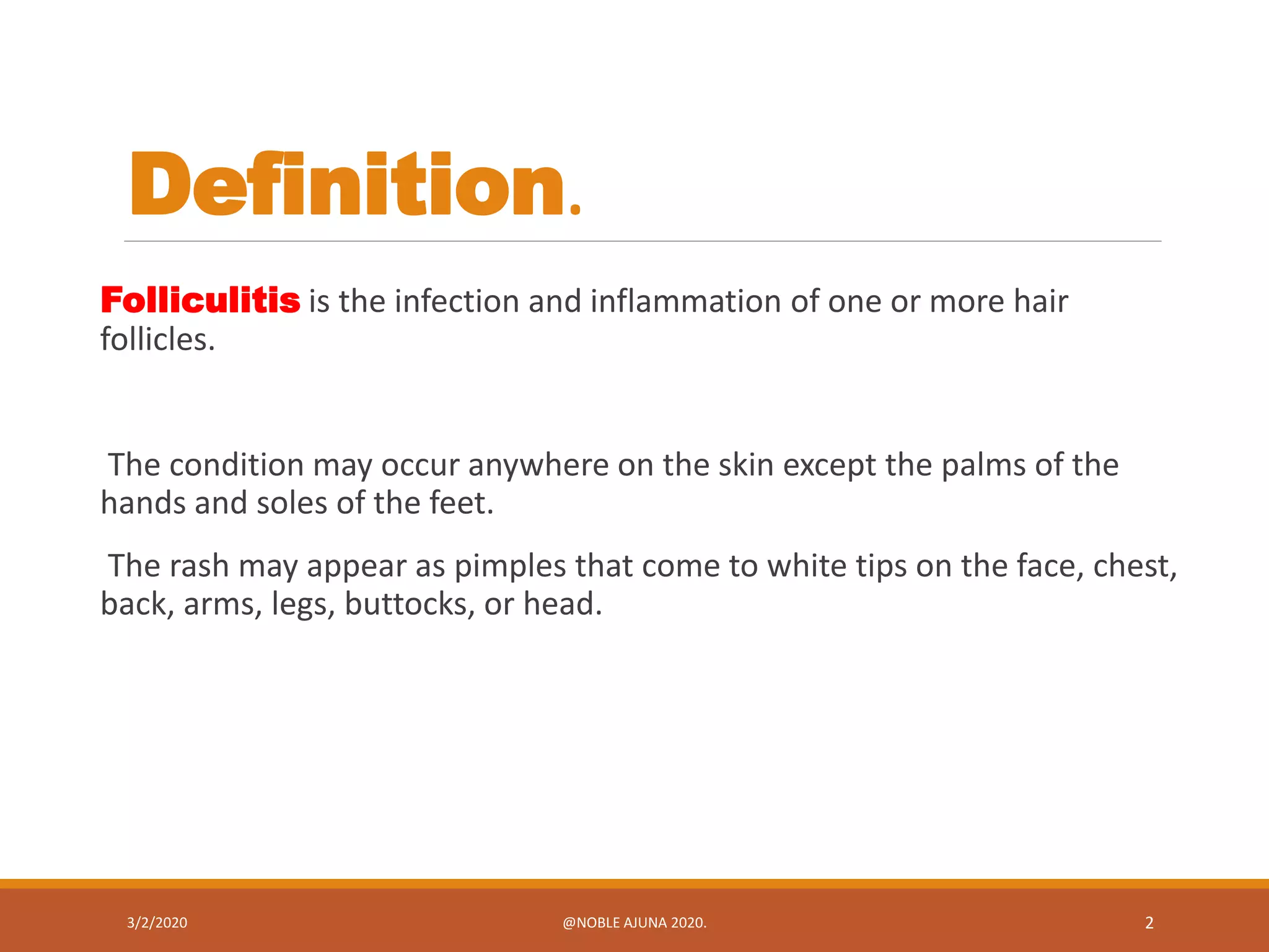 Folliculitis | PPTX
