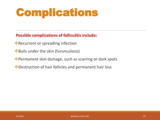 Folliculitis | PPTX