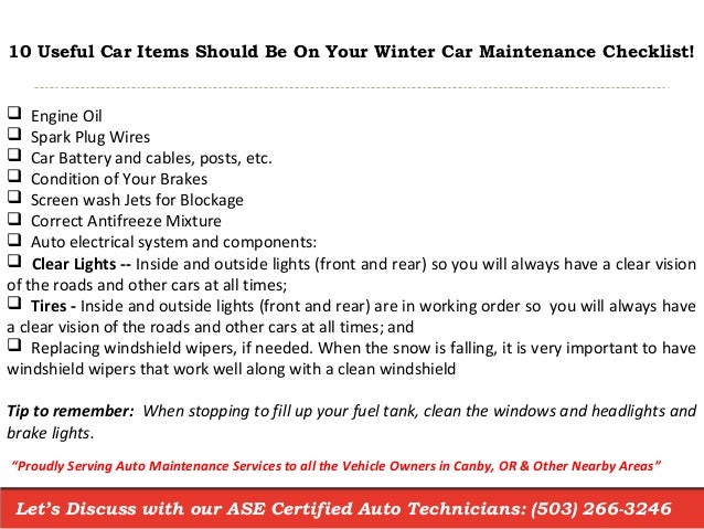 Make Sure Follow These Winter Car Maintenance Checklist Provided By A make-sure-follow-these-winter-car-maintenance-checklist-provided-by-a