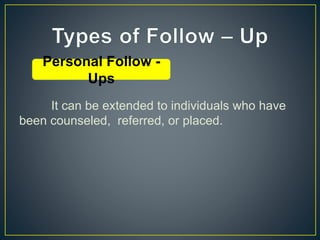 Follow Up Services | PPTX