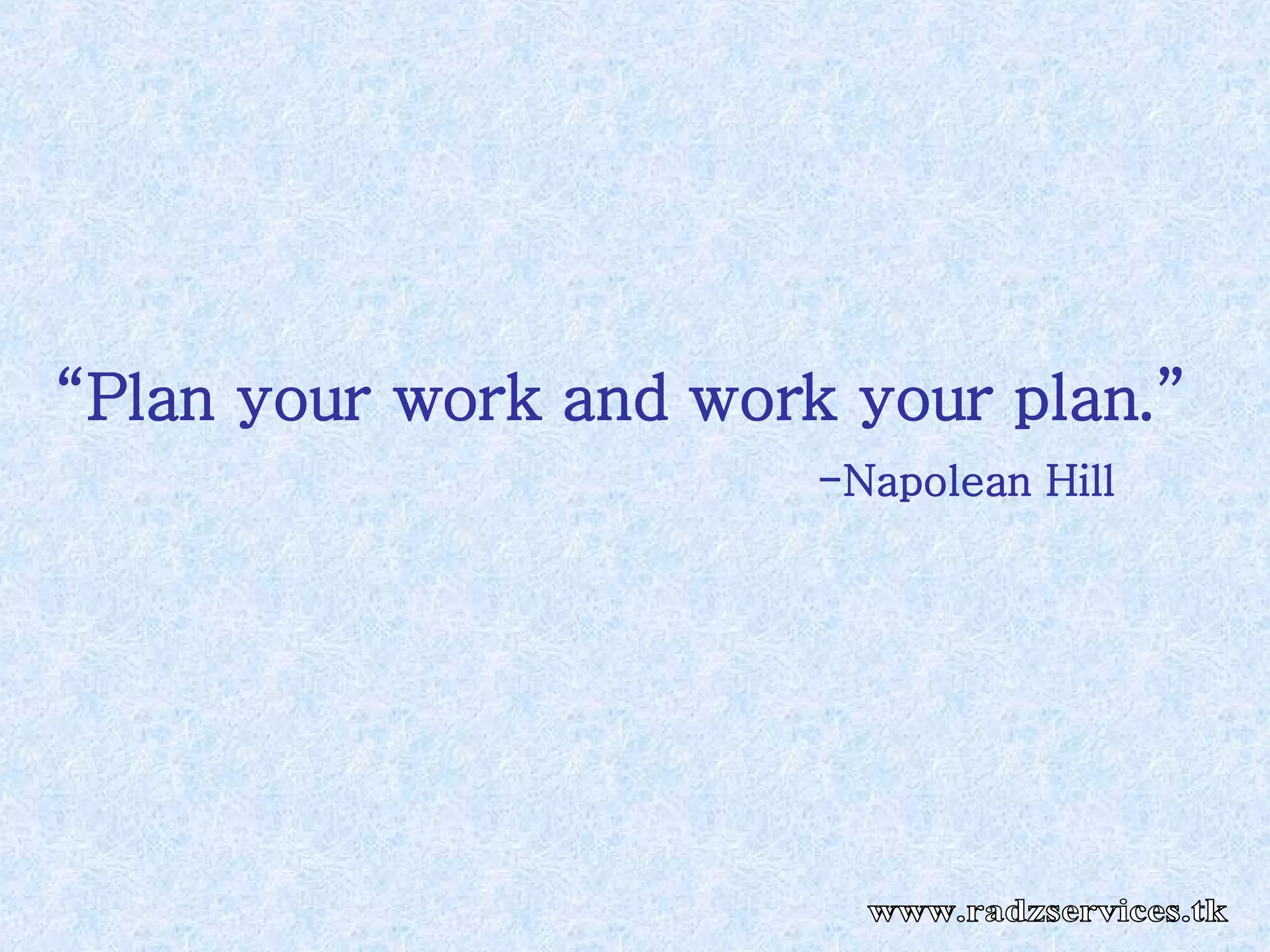 Follow Your Goals | PPS