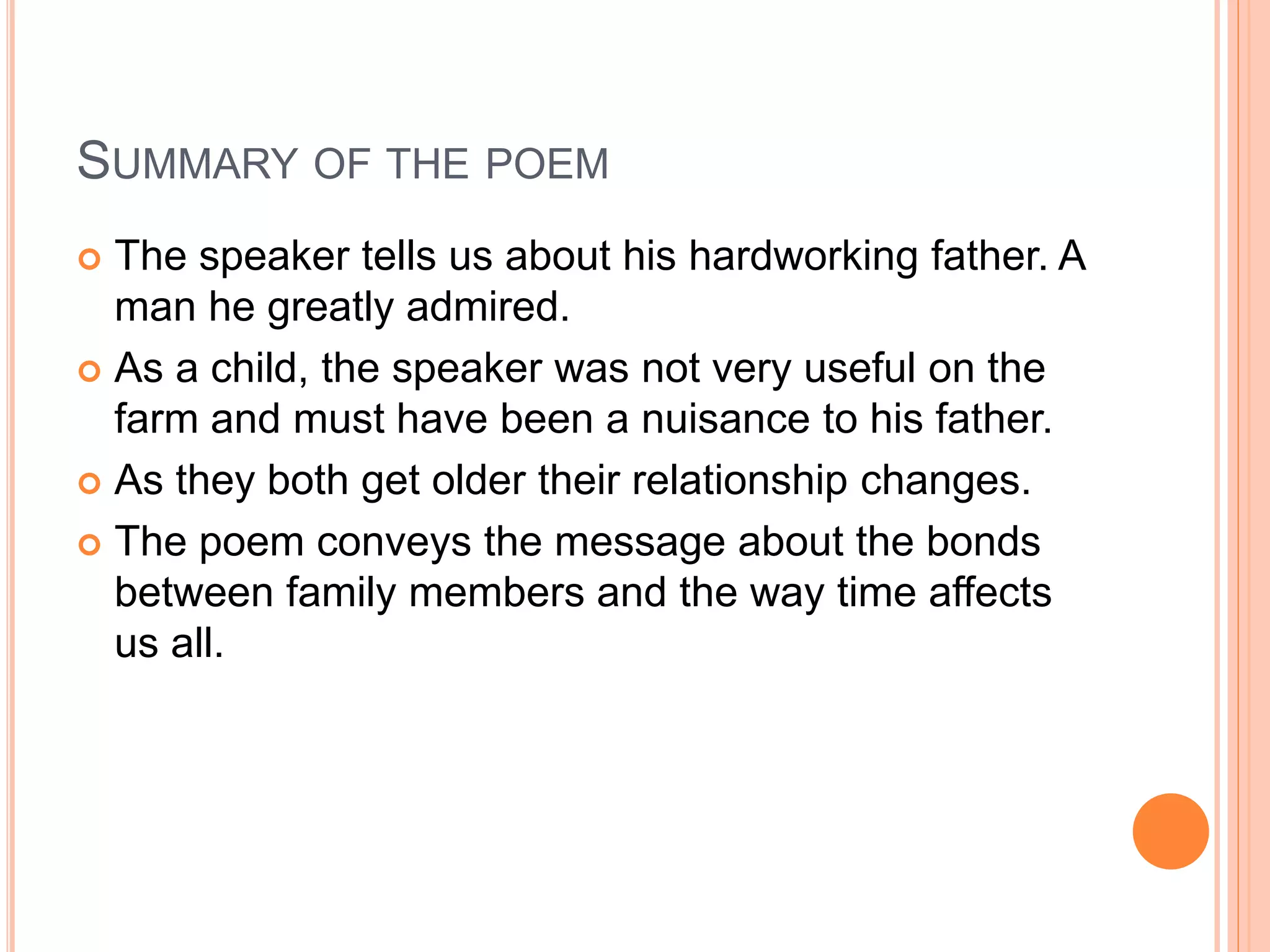 Follower - Seamus Heaney | PPTX