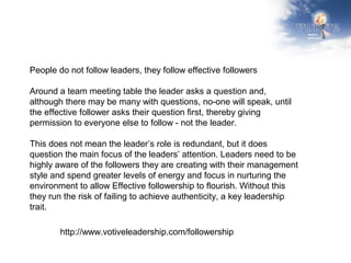 Followership | PPT