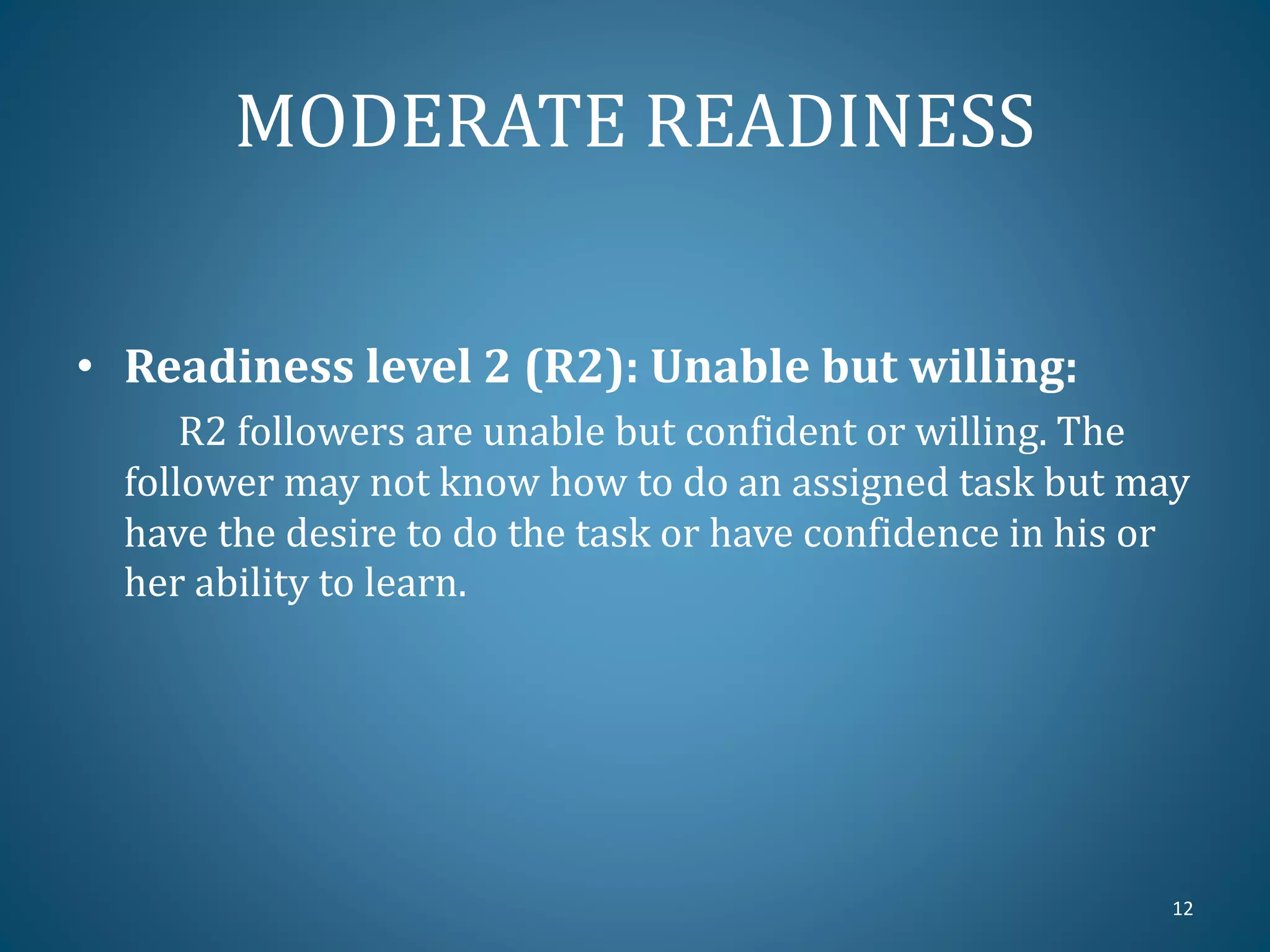 Followers readiness | PPTX