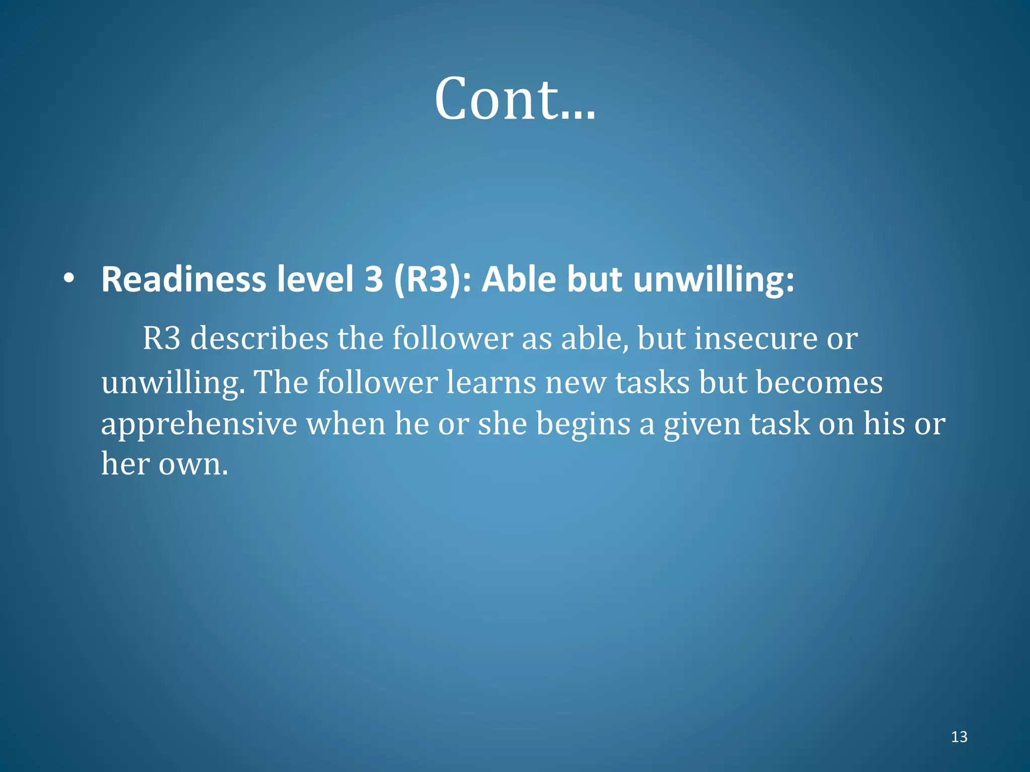 Followers readiness | PPTX