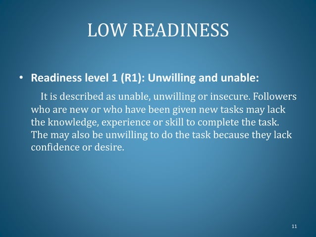 Followers readiness | PPTX