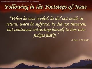 Following In The Footsteps Of Jesus | PPT