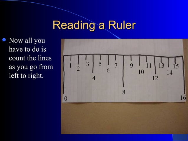 Measurement Lesson Reading a Ruler | PPT