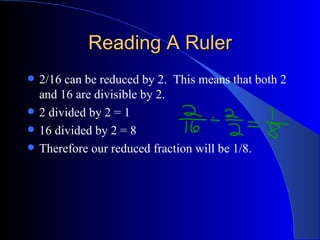 Measurement Lesson Reading a Ruler | PPT