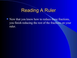 Measurement Lesson Reading a Ruler | PPT
