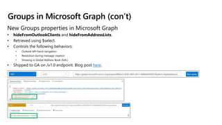 Following the Evolution of Office 365 Groups to Microsoft 365 Groups | PPTX