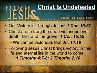 Following Jesus | PPT