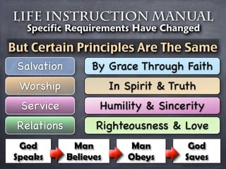 The Bible - The Life Instruction Manual | PPT
