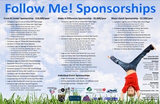 Follow Me! General Brochure With Sponsorships | PDF