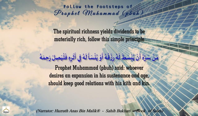 Follow the Footsteps of Prophet Muhammad (pbuh) - Part 1 | PPT