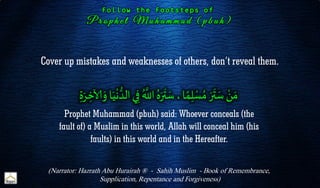 Follow the Footsteps of Prophet Muhammad (pbuh) - Part 1 | PDF