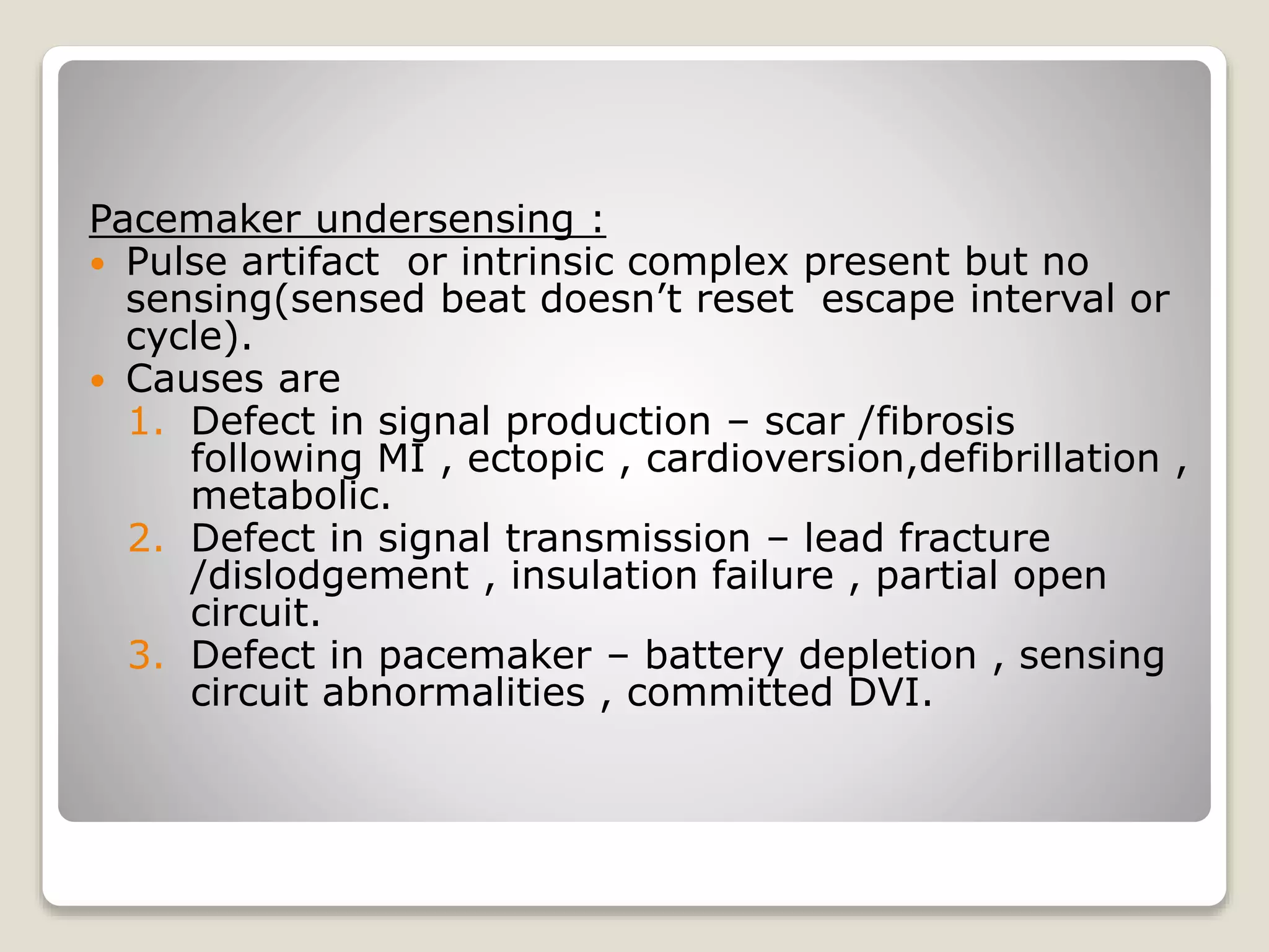 Follow up and management of pacemaker programming and | PPTX
