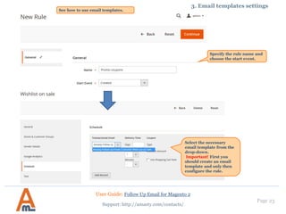Follow up email_for_magento_2_user_guide | PPT