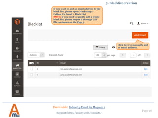 Follow up email_for_magento_2_user_guide | PDF | Email | Internet