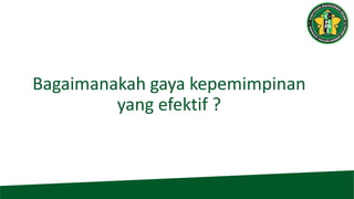 Kepemimpinan, Manajemen dan Organisasi (KMO) | PPTX