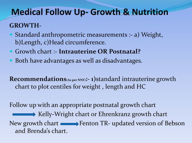 Follow up of high risk neonates | PPTX