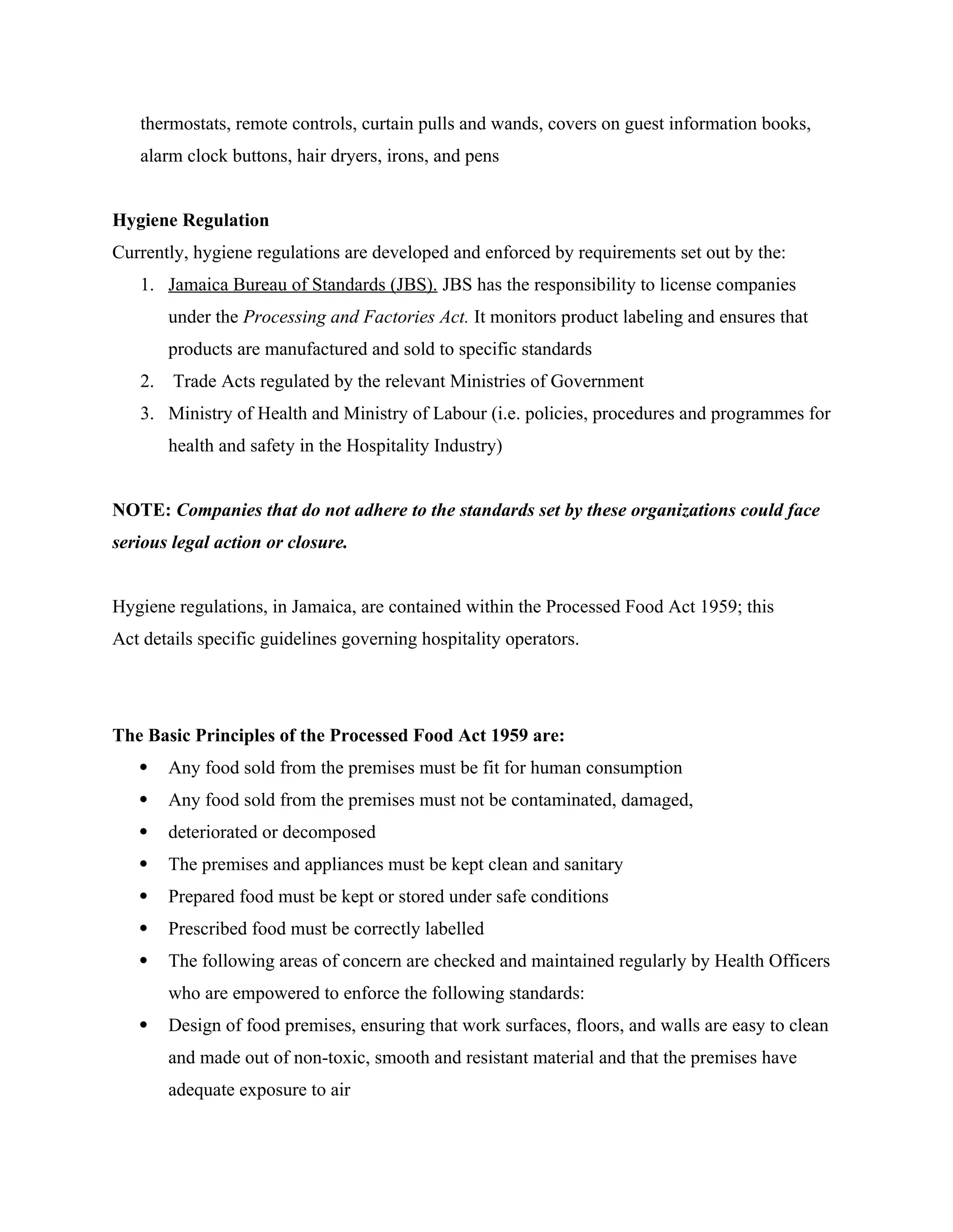 Follow workplace hygiene procedures to follow | PDF