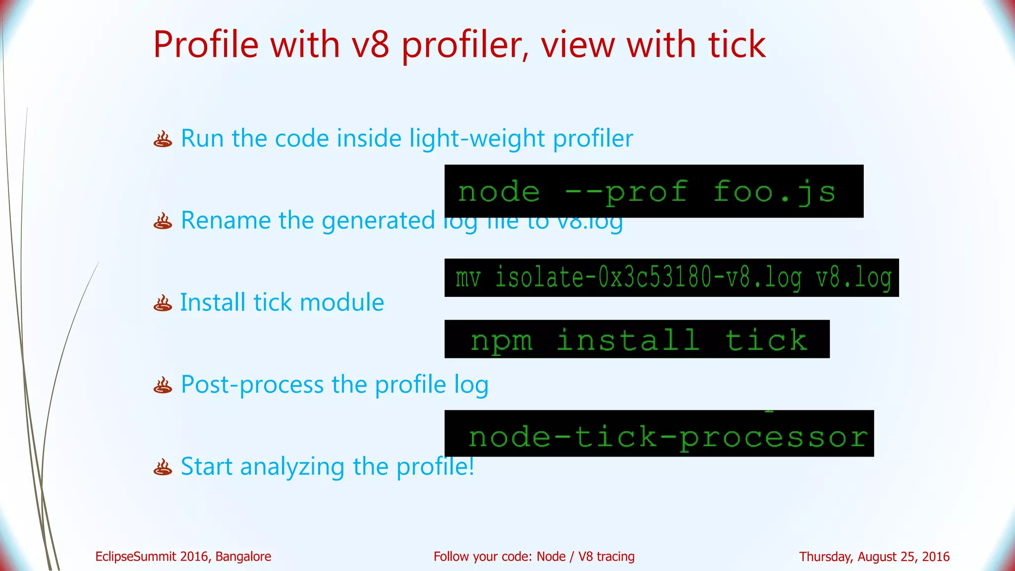 Follow your code: Node tracing | PPTX | Web Development | Internet
