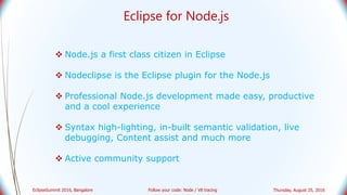 Follow your code: Node tracing | PPTX | Web Development | Internet
