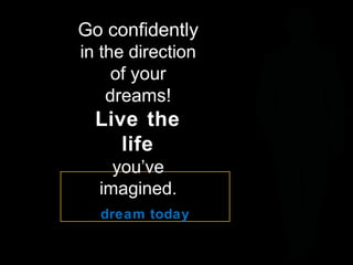 Follow your dream part 1 | PPT