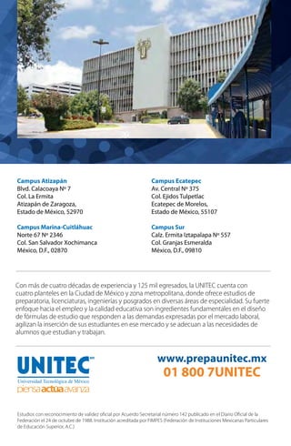 Prepa UNITEC | PDF