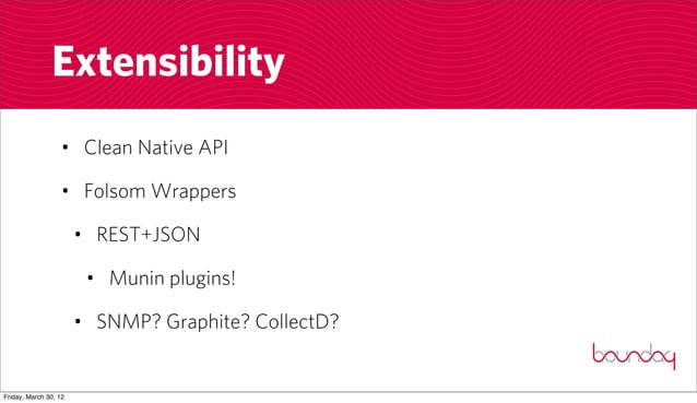 Erlang Application Metrics with Folsom | PPT
