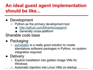 Guest Agents: Support & Implementation | PDF