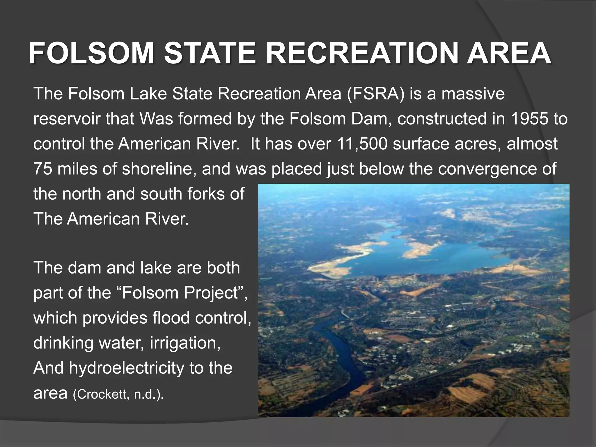 Folsom Lake State Recreation Area | PPTX